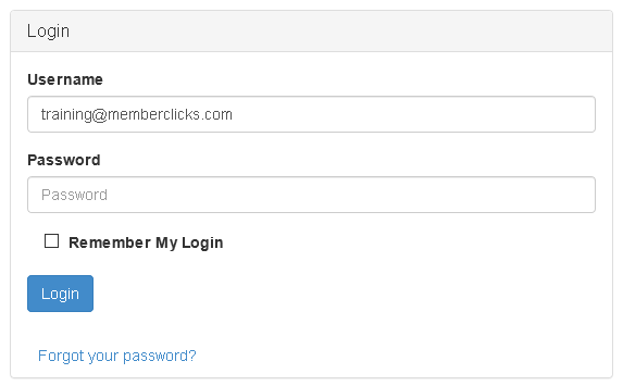 Changing or Retrieving your MC Trade Password – MemberClicks Trade