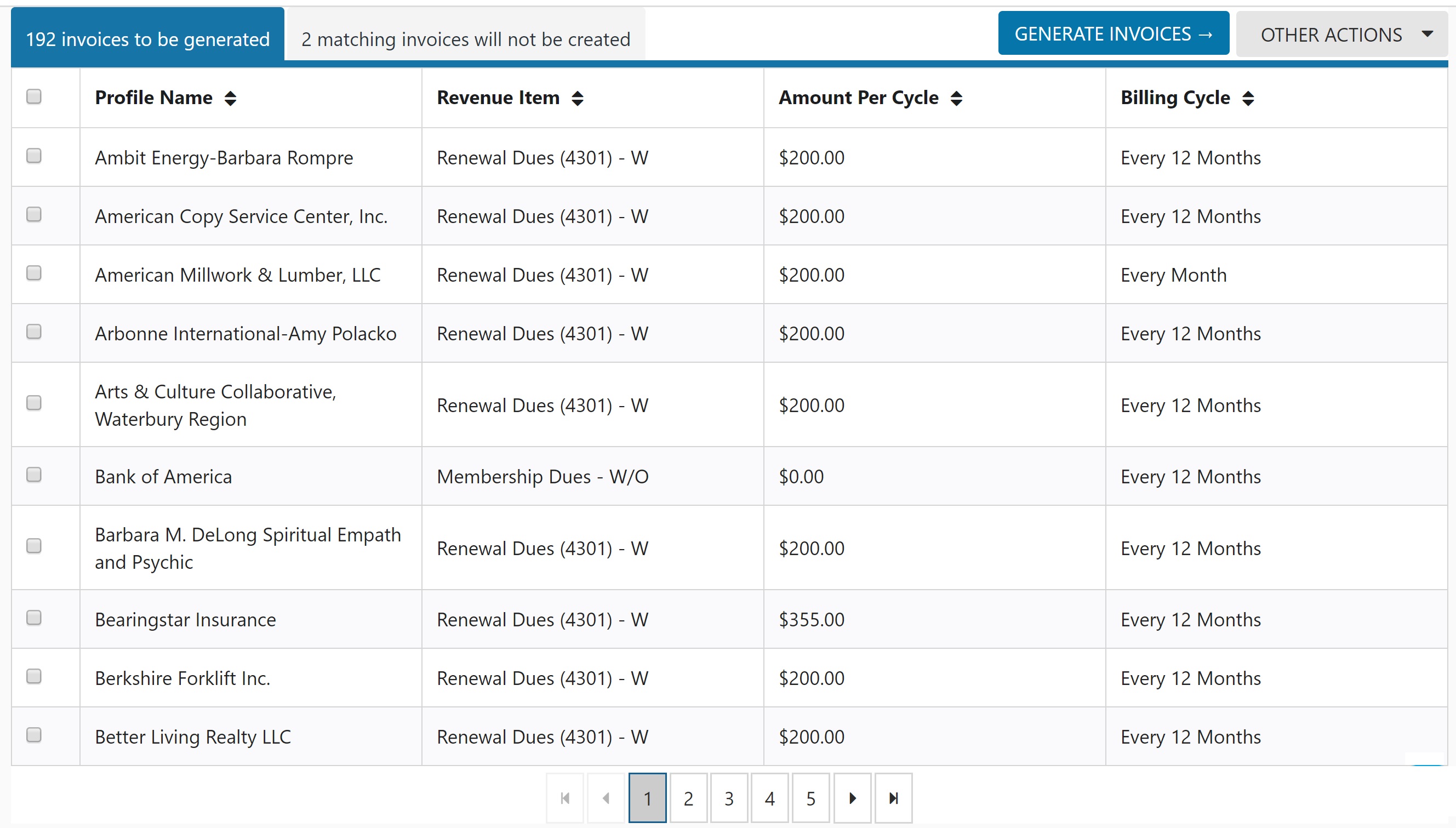 Generating Invoices – MemberClicks Trade Generating Invoices – MemberClicks Trade