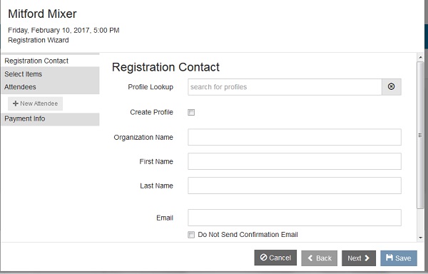 Create an Event Registration – MemberClicks Trade