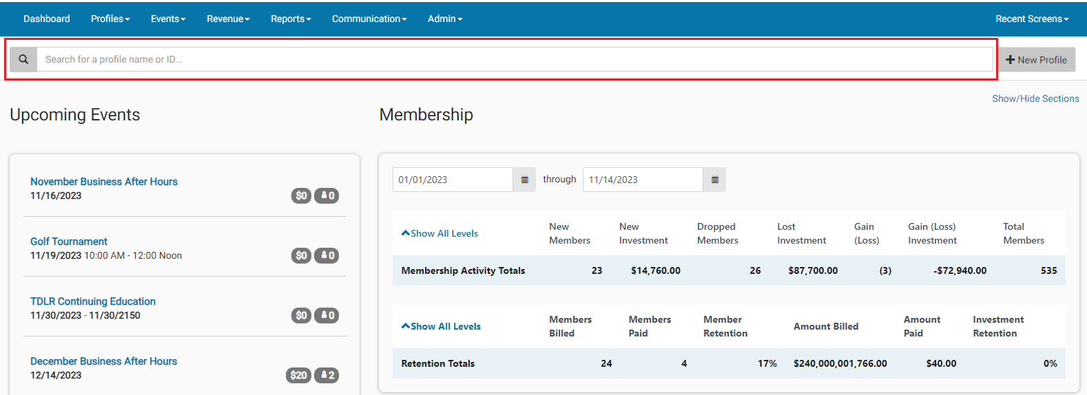 Transition Guide to Profiles – MemberClicks Trade