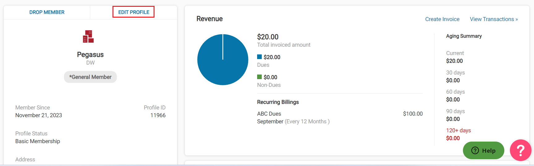 Profile Edit Screen – MemberClicks Trade