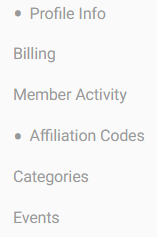 Breakdown of the Profile Selector Tabs – MemberClicks Trade