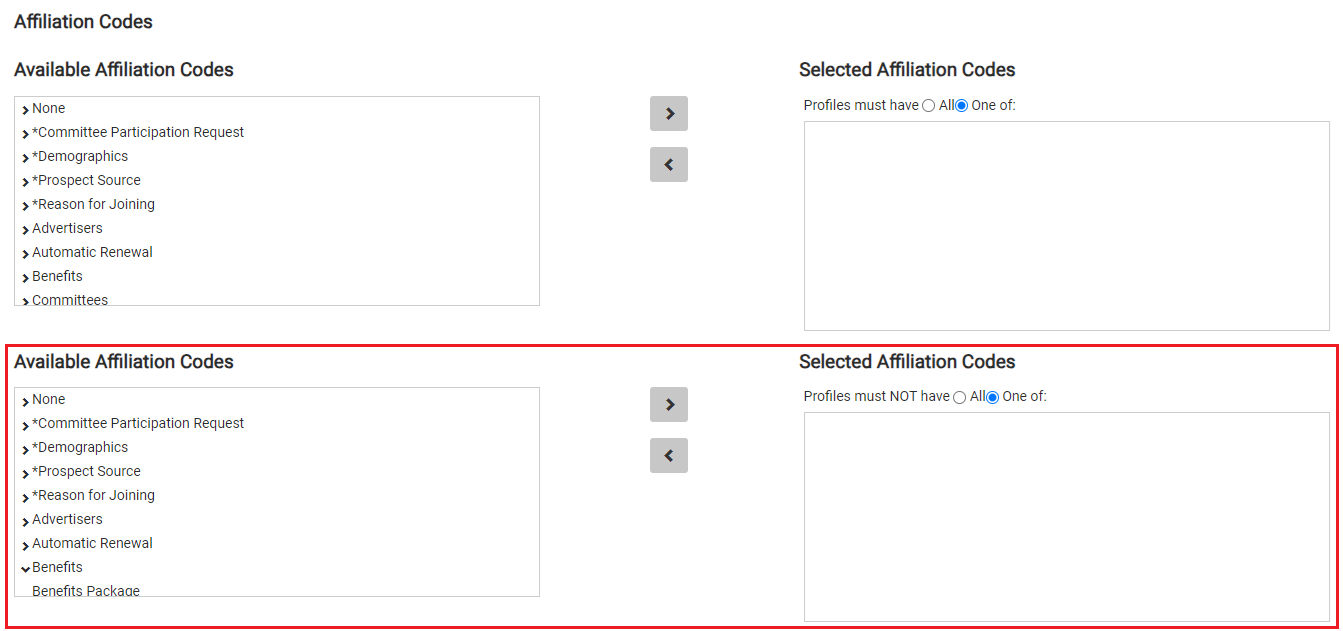 Breakdown of the Profile Selector Tabs – MemberClicks Trade
