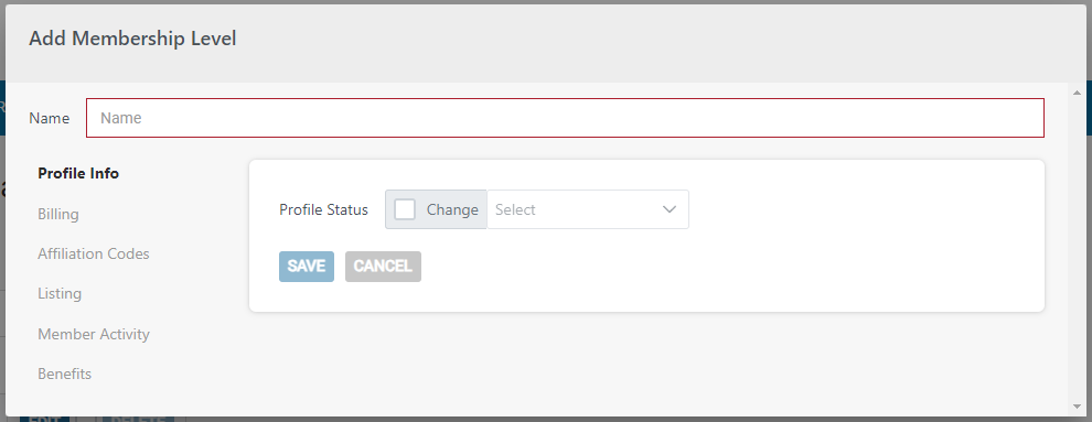 Managing Membership Levels – MemberClicks Trade