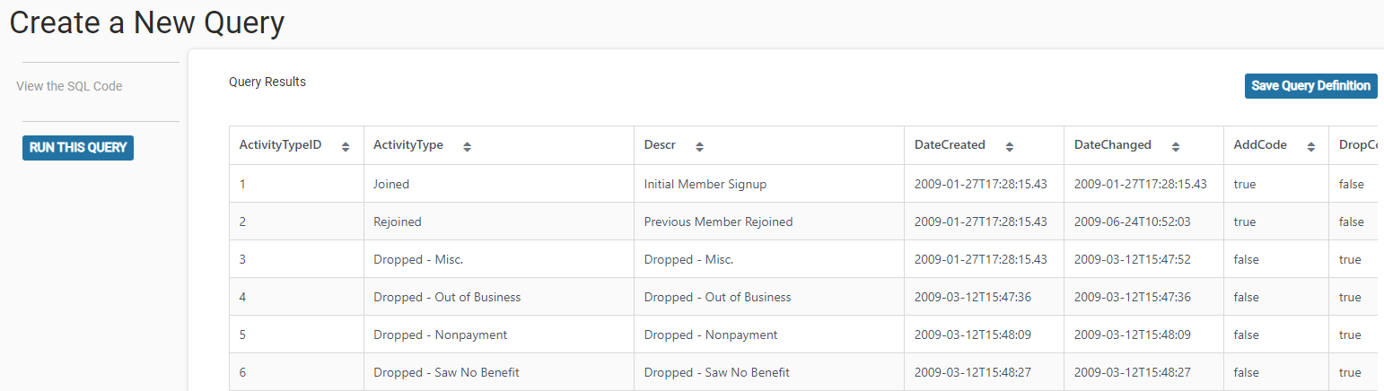 Custom SQL Queries – MemberClicks Trade Custom SQL Queries – MemberClicks Trade