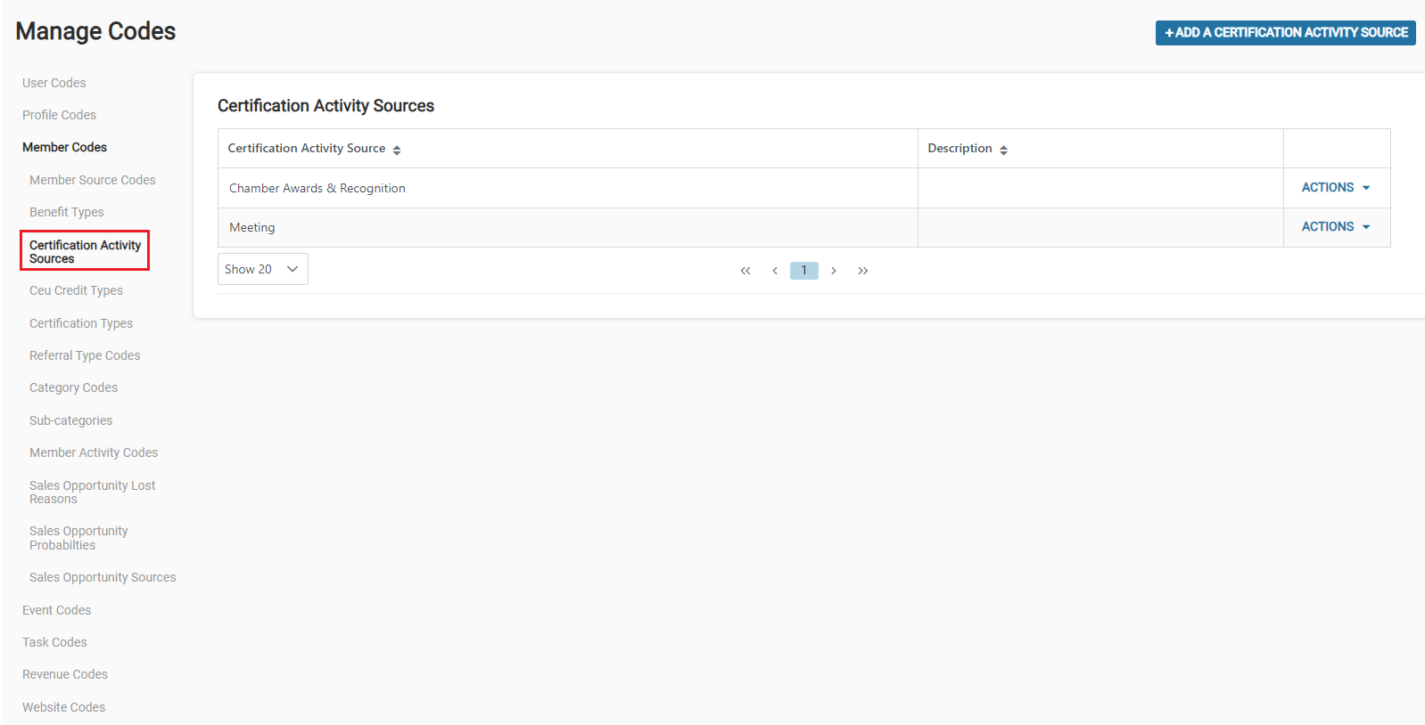 Adding and Managing Certification Activity Sources – MemberClicks Trade