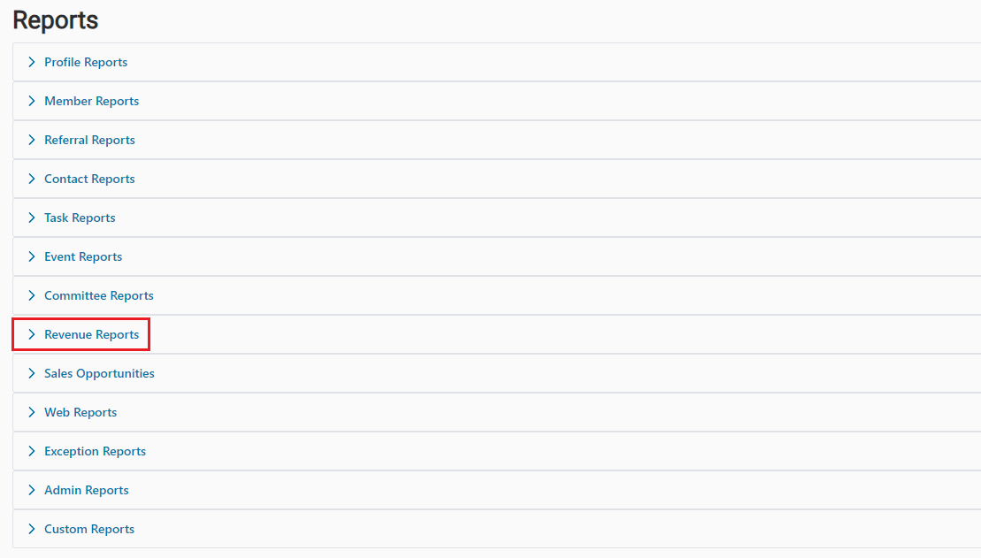 Aging by Revenue Item (All Open Invoices) Report – MemberClicks Trade