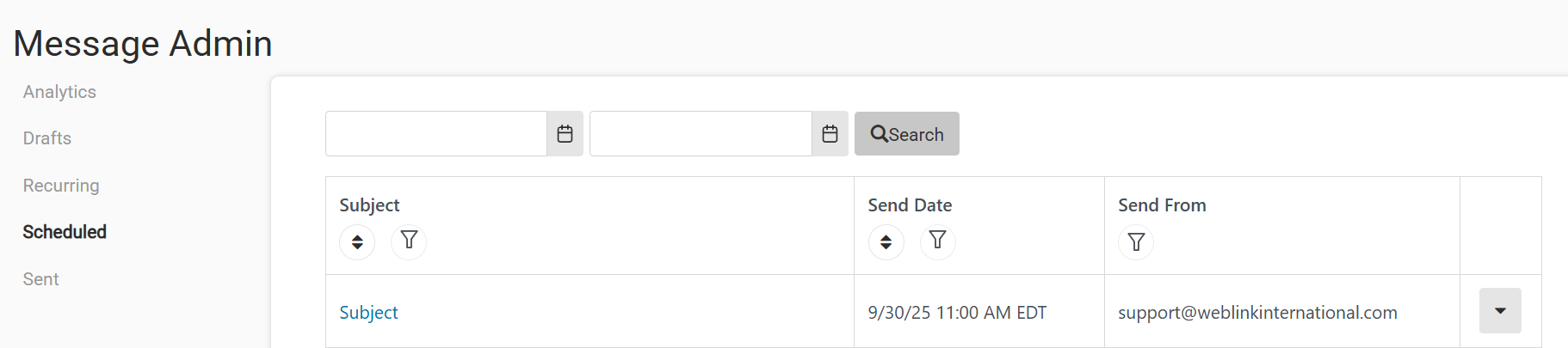 Using the Message Admin Tool – MemberClicks Trade