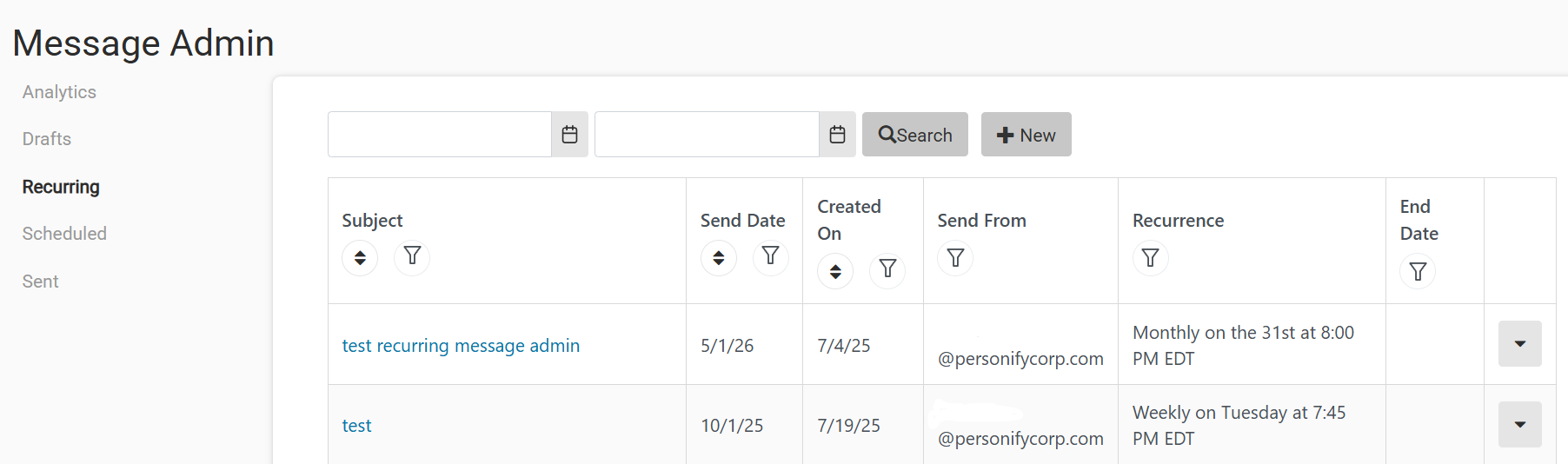 Using the Message Admin Tool – MemberClicks Trade