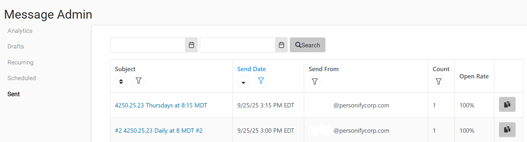 Using the Message Admin Tool – MemberClicks Trade