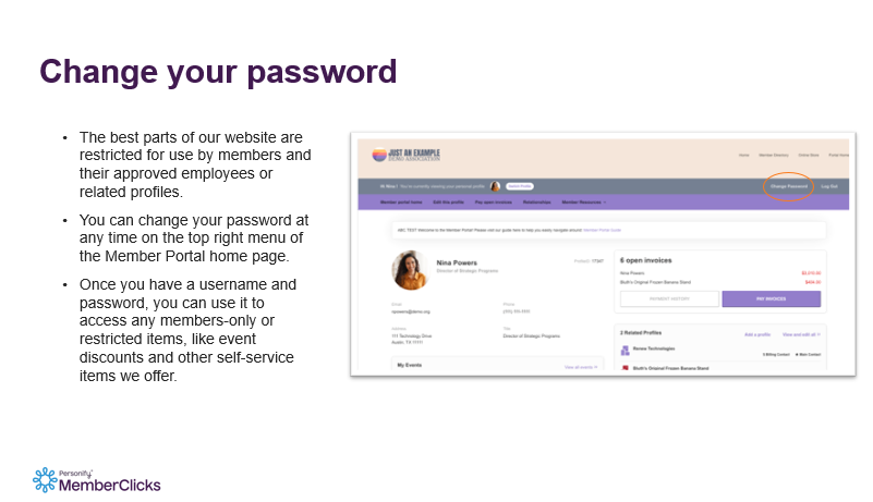 Member's Guide to the Member's Portal! – MemberClicks Trade